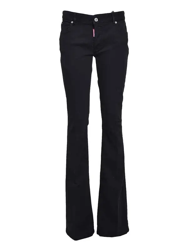Dsquared2 Black Stretch Cotton Denim Jeans - -97