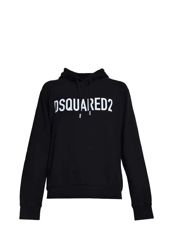 Dsquared2 Cotton Logo Print Hoodie - -97