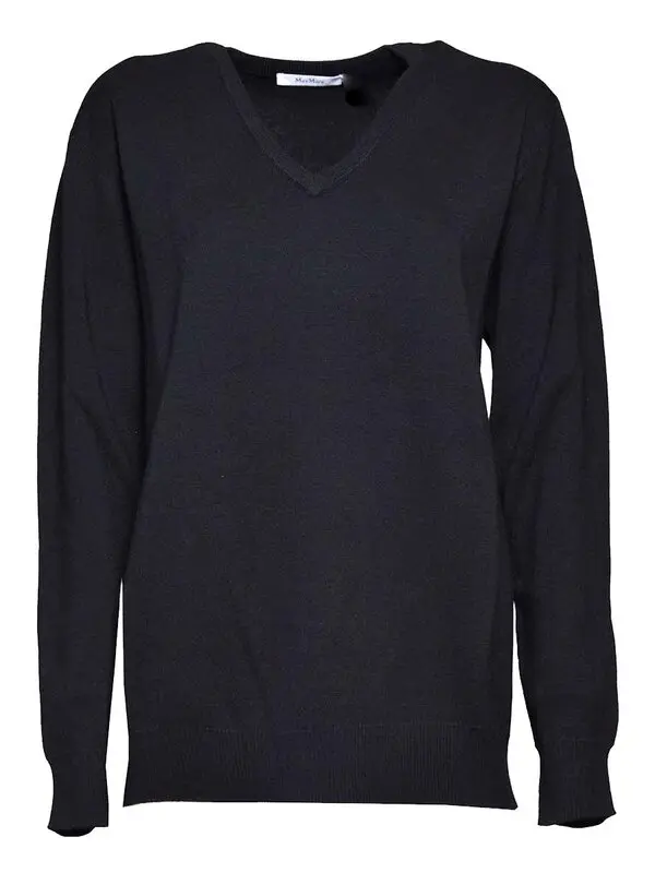 Max Mara V-neck Sweater - Nero