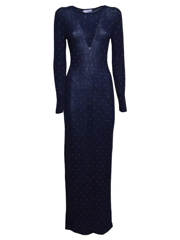 Rabanne Embellished Maxi Dress - Blu