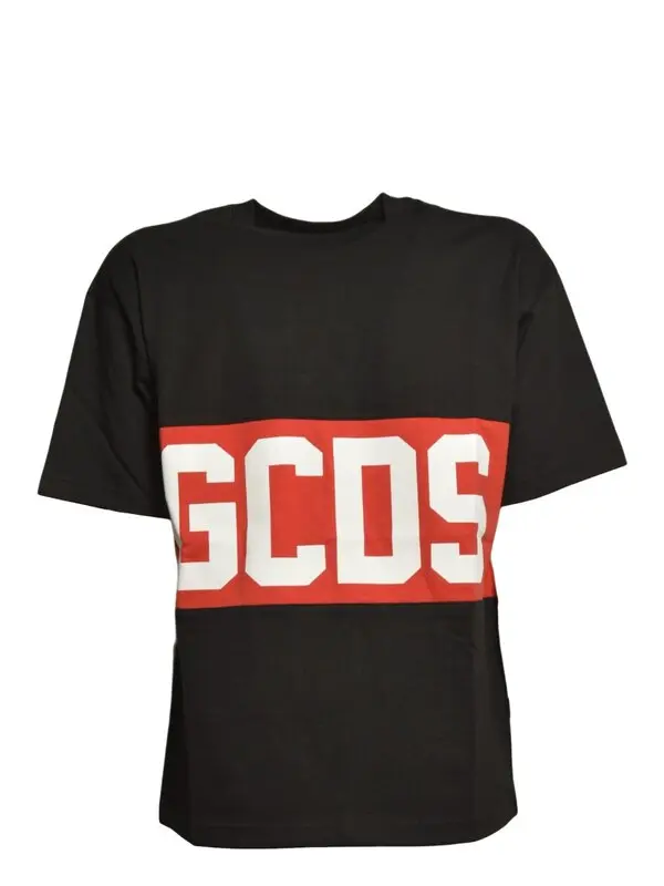 Gcds Logo T-shirt - Nero/rosso
