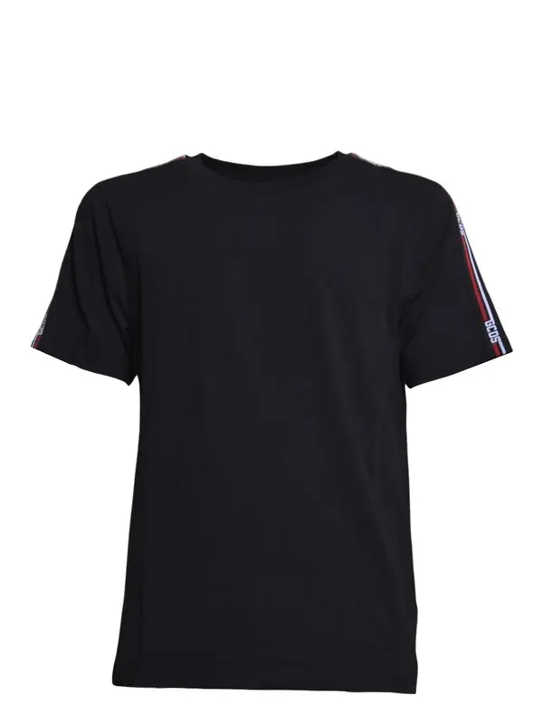 Gcds T-shirt With Logo Detail - Nero/rosso