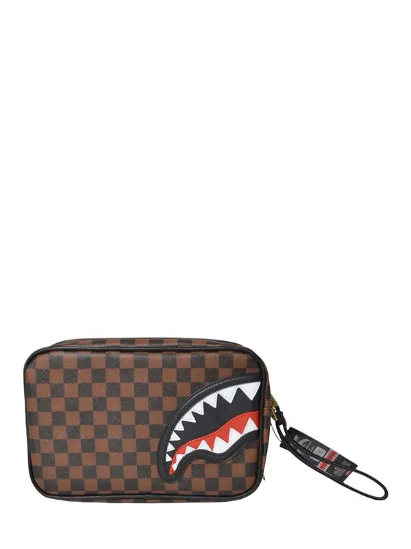 SPRAYGROUND Printed Handheld Bag - Marrone/nero