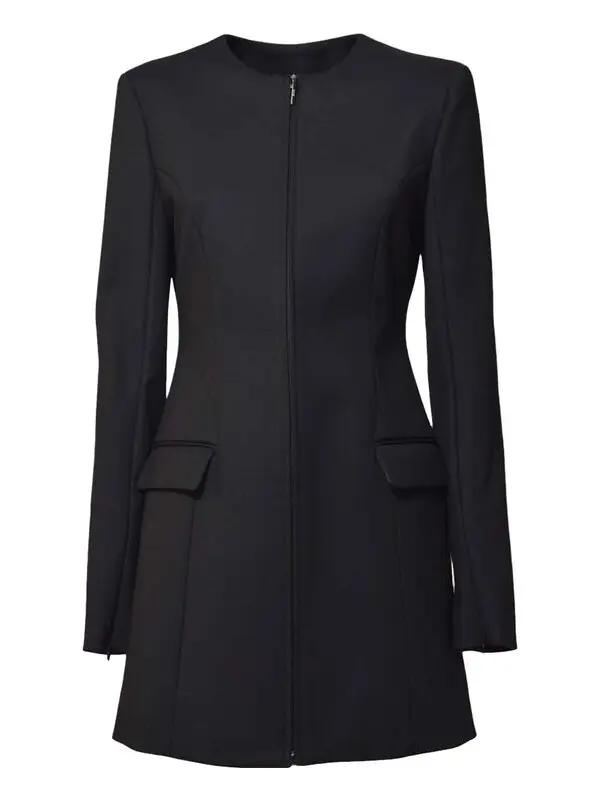 MSGM Zip-up Tailored Jacket - Nero