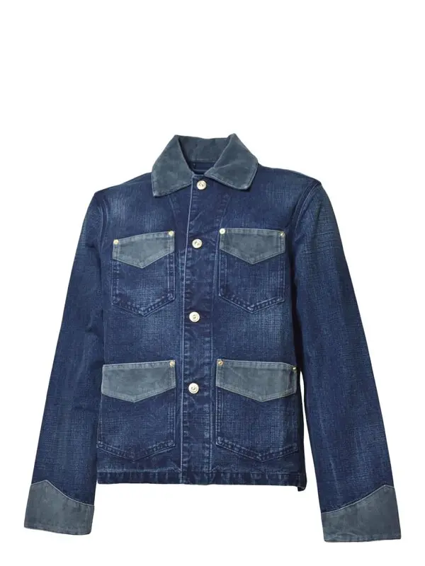 WALES BONNER Denim Jacket - Blu