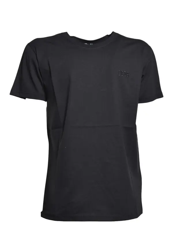 Gcds T-shirt With Logo Detail - Nero/nero