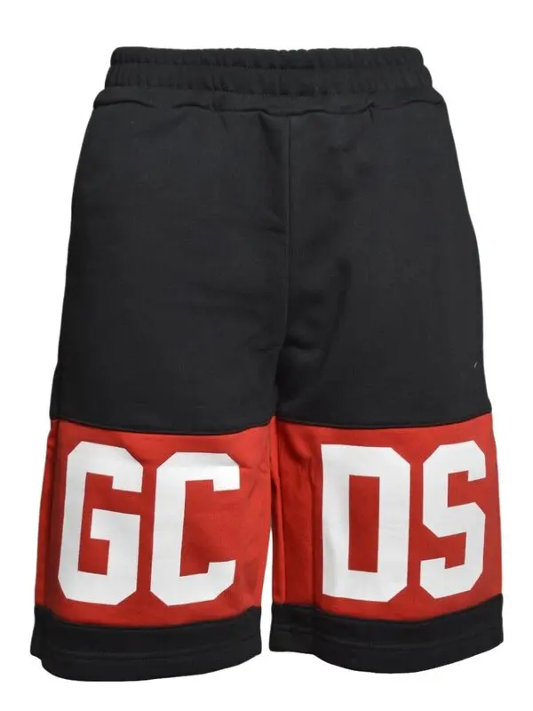 Gcds Logo Shorts - Nero/rosso