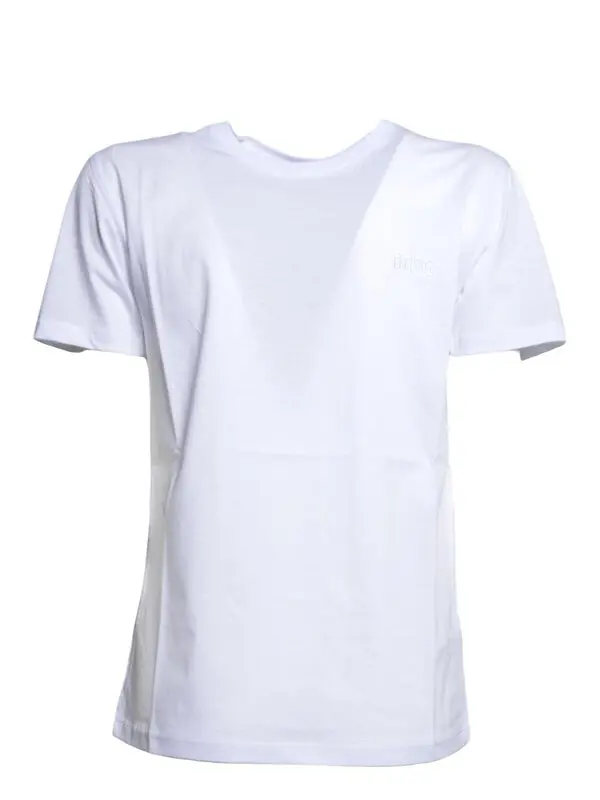 Gcds Logo T-shirt - Bianco/bianco