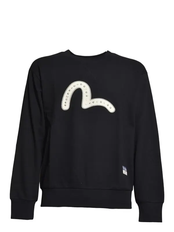 EVISU Crew Neck Sweater - Nero