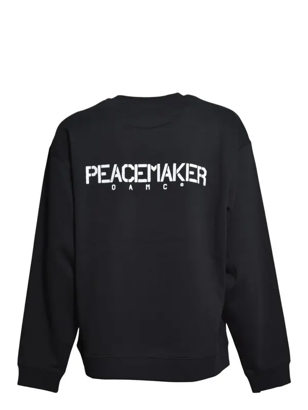 OAMC Crew Neck Printed Sweater - Nero