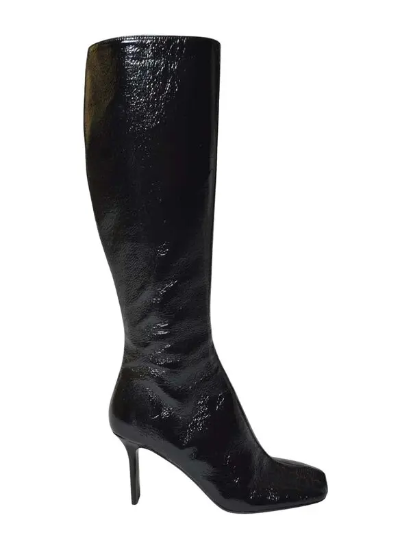 COURREGES Courrèges Knee-high Glossed Boots - Nero