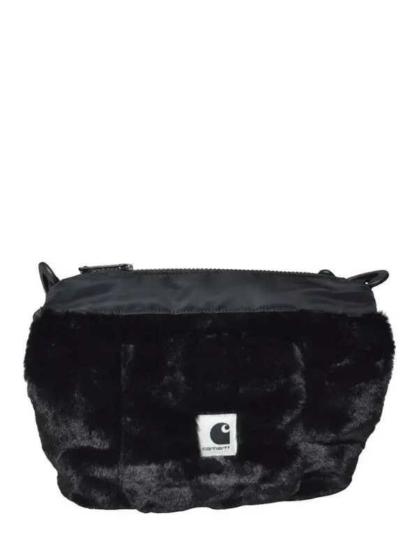 Carhartt Work In Progress Faux Fur Shoulder Bag - Nero