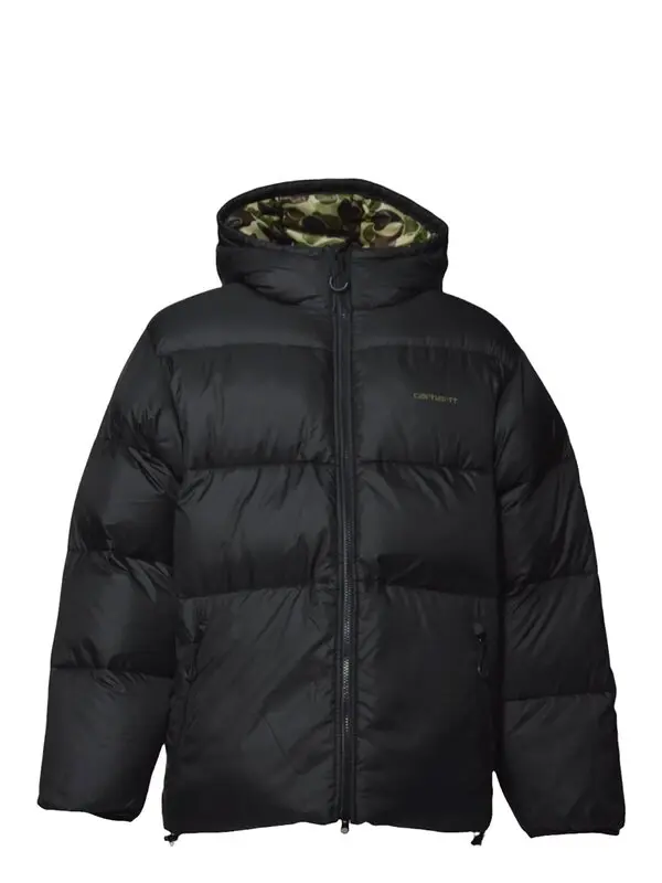 Carhartt Work In Progress Quilted Hooded Jacket - Verde Scuro