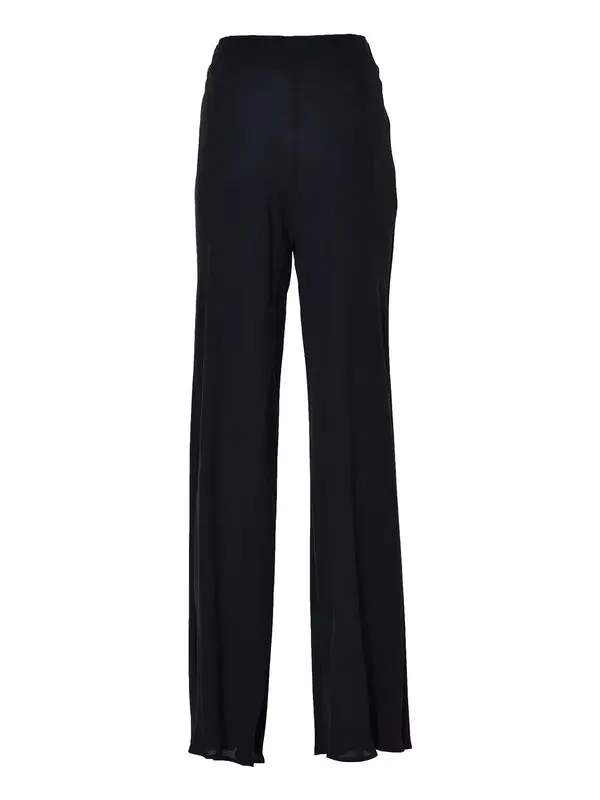 Alberta Ferretti Wide Leg Trousers - Nero