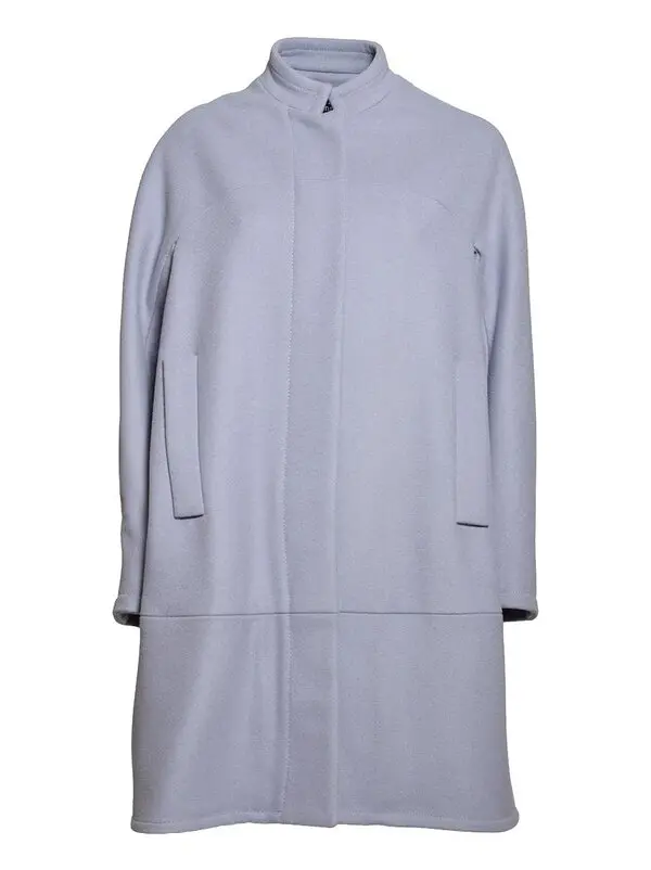GIANLUCA CAPANNOLO Virgin Wool Blend Short Coat - Lilla