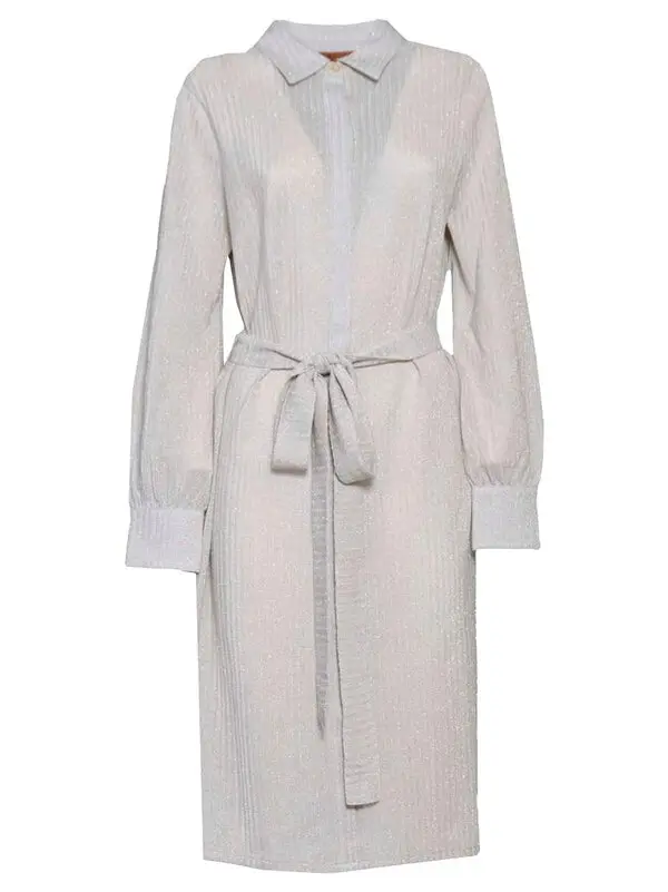 Missoni Striped Maxi Dress - Beige