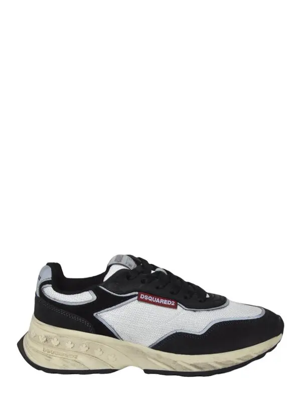 Dsquared2 Lace-up Sneakers - Nero/bianco