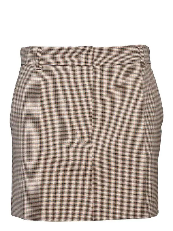 Sportmax Plaid Mini Skirt - Multicolour