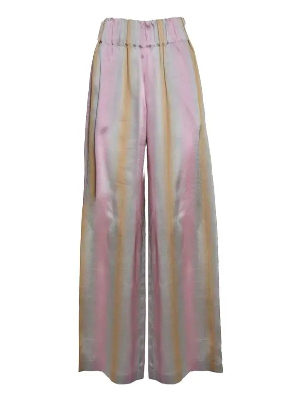 Aspesi Wide Leg Trousers - Multicolour