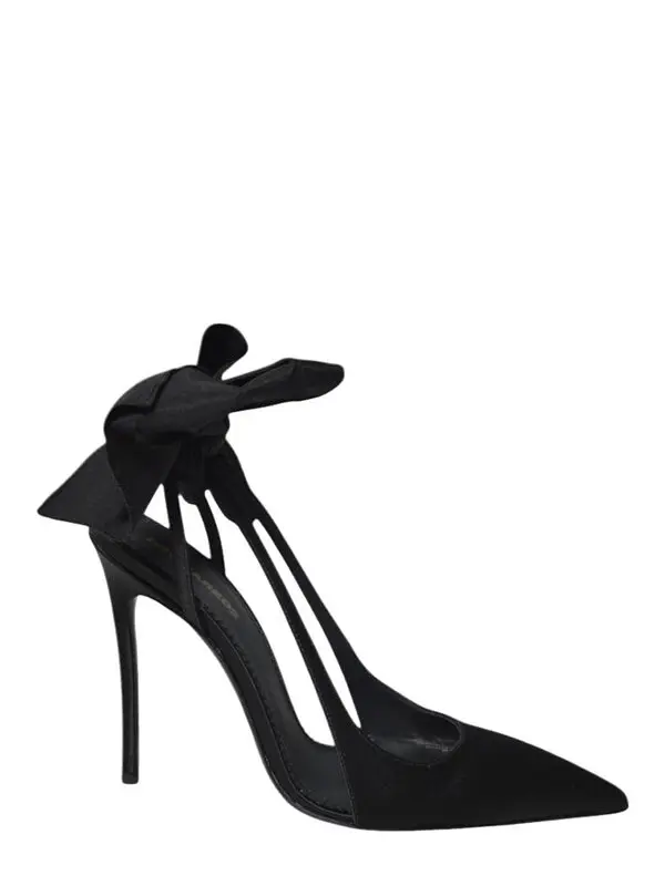 Dsquared2 Black Bow Detail Stiletto Heeled Pumps - Nero