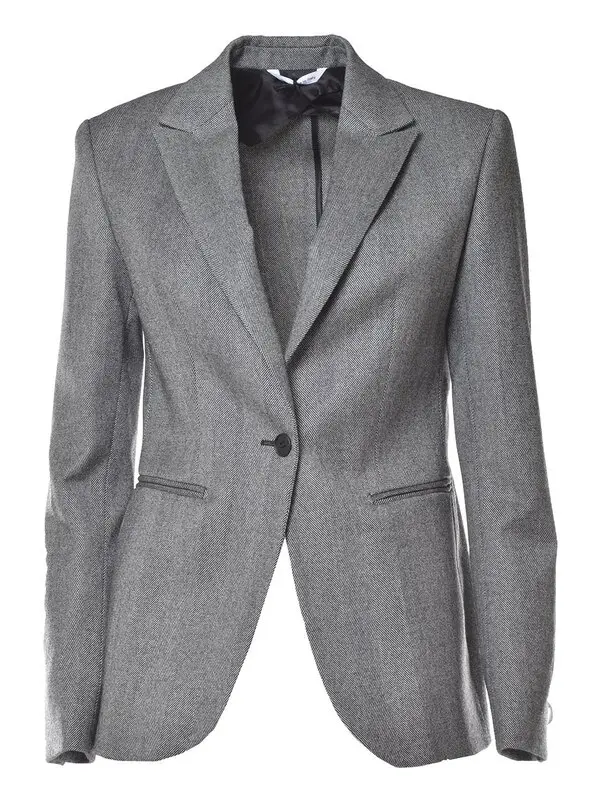 TONELLO Single Breasted Blazer - Grigio