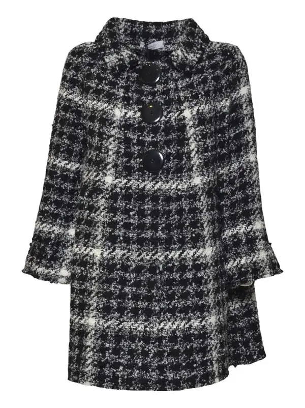 CHARLOTT Tailored Houndstooth Jacket - Nero