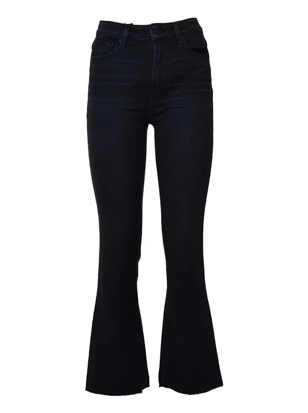 Paige Stonewash Effect Denim Jeans - Nero