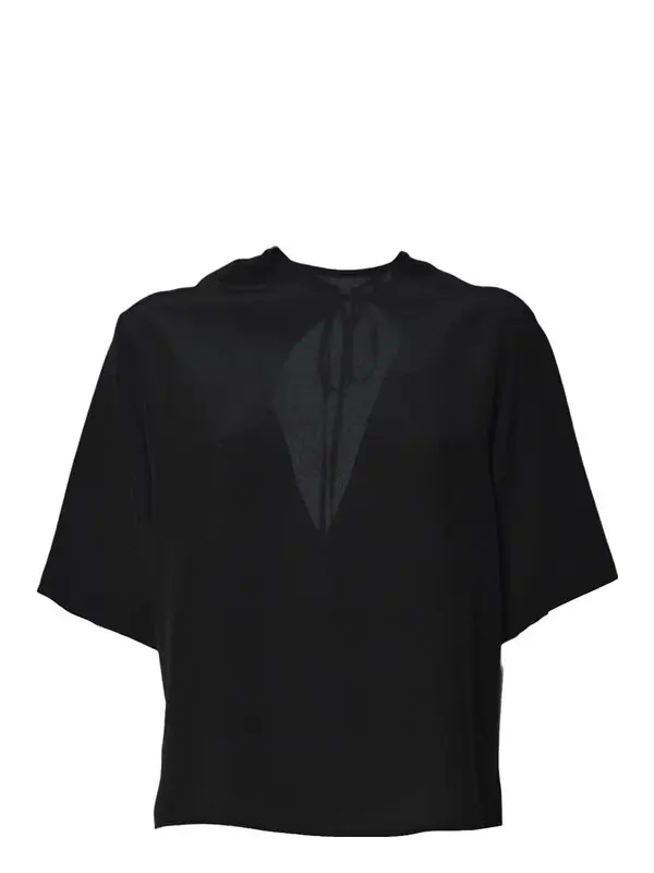 COVERT Black T-shirt And Polo - Nero