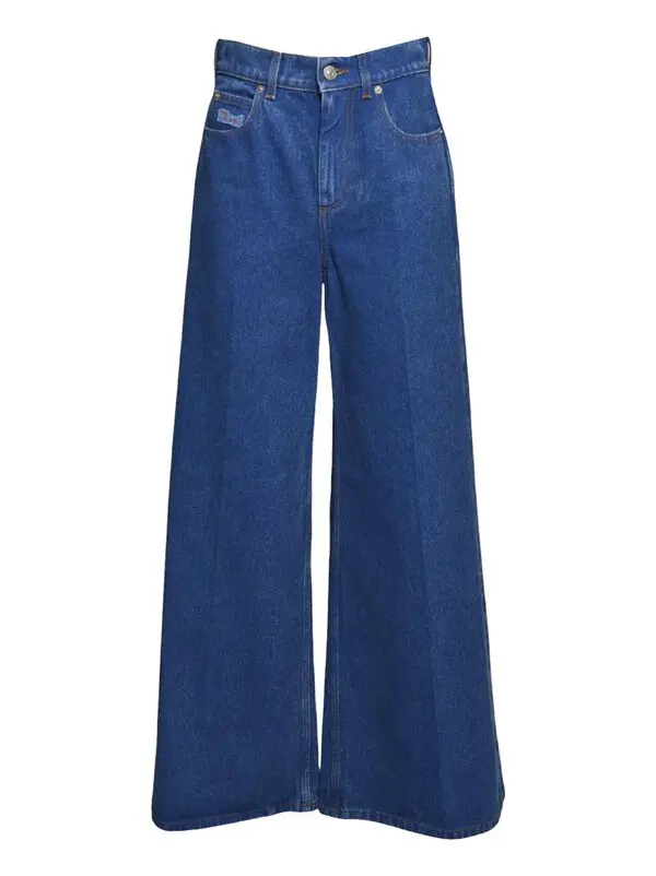 Marni Wide Leg Trousers - Denim
