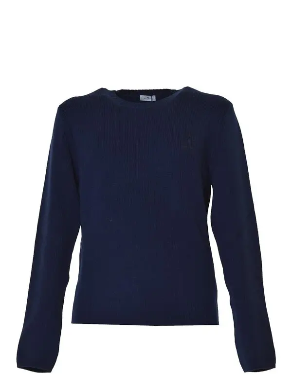 Etro Crew Neck Sweater - Blu