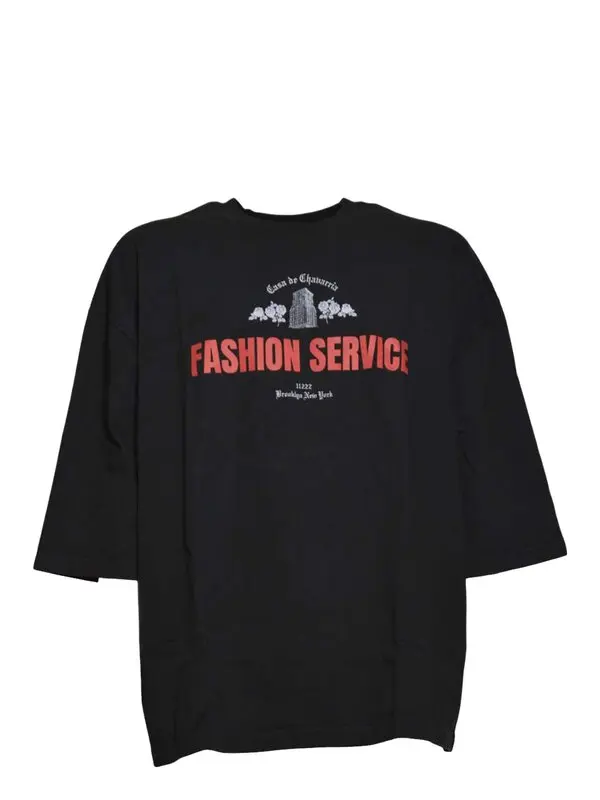 WILLY CHAVARRIA Oversized Graphic T-shirt - Nero