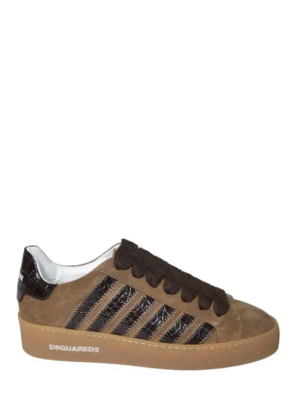 Dsquared2 Lace-up Sneakers - Marrone