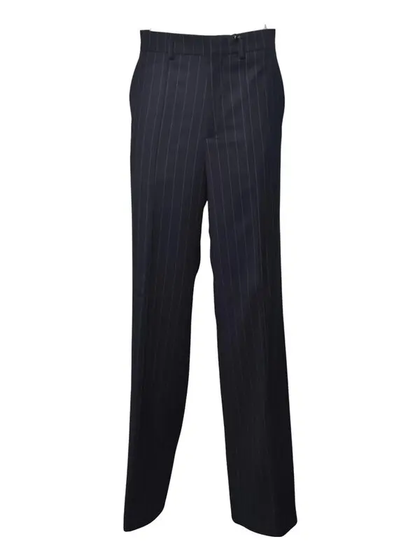 NINEMINUTES Tailored Pin Stripe Trousers - Blu