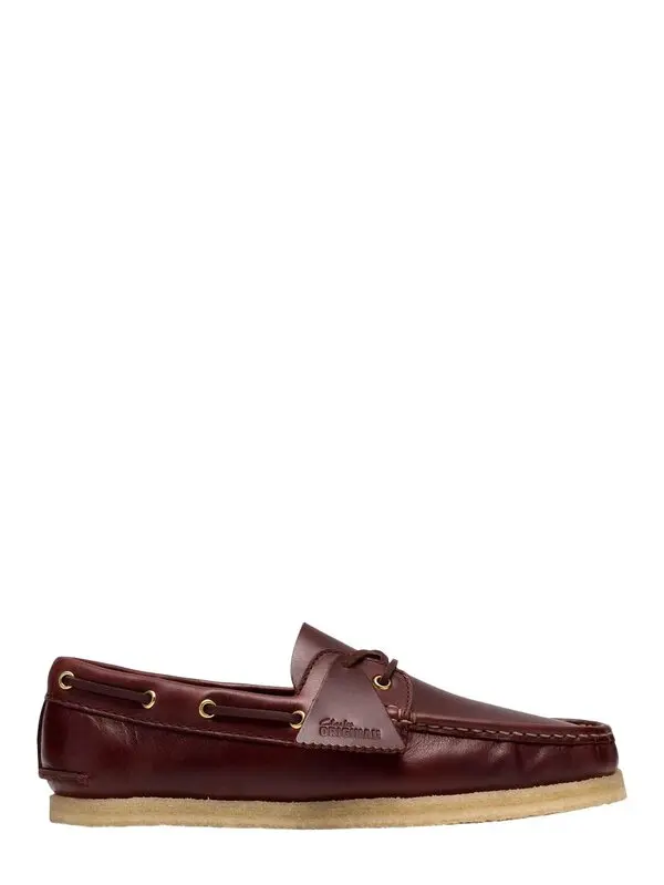 Clarks Godney Boat Shoe - Brown