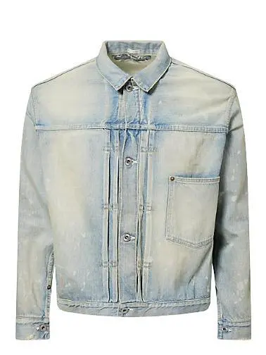 A.PRESSE 1st Type Regular-fit Denim Jacket - Bleach