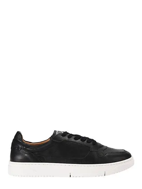 Steve Madden Cliff Leather Trainers - Black