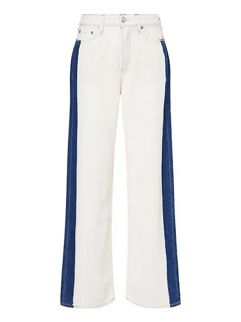 Rag & Bone Logan Wide-leg Denim Jeans - Dkbleach