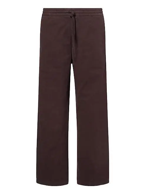 Carhartt Work In Progress Floyde Wide-leg Cotton Trousers - Ristretto