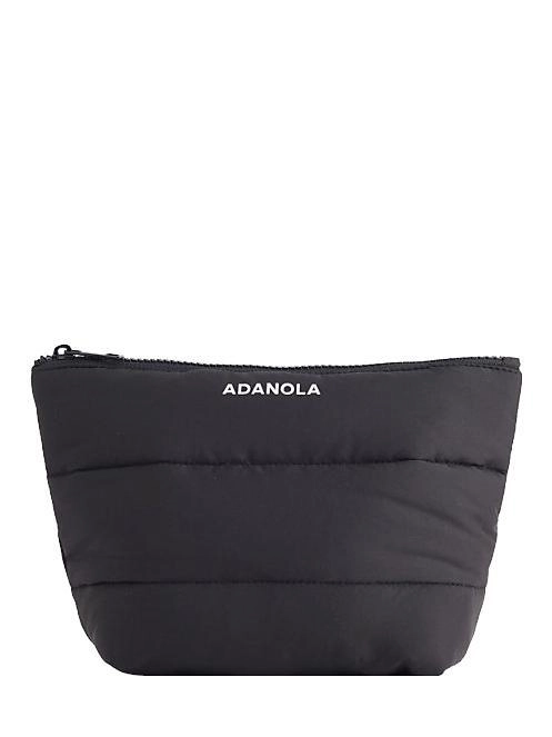 ADANOLA Quilted Puffer Pouch - Black