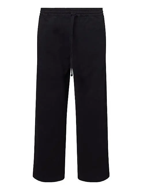 Carhartt Work In Progress Floyde Wide-leg Cotton Trousers - Black