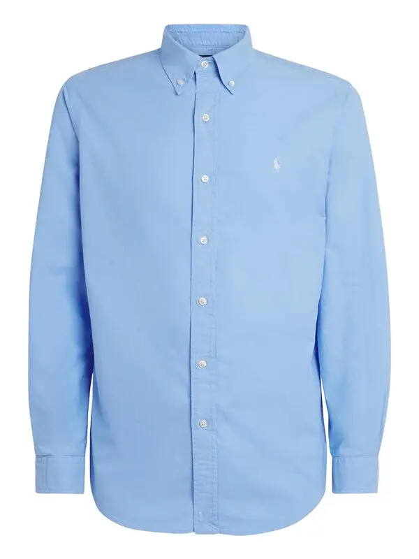 Polo Ralph Lauren Cotton Garment-dyed Oxford Shirt - Blue