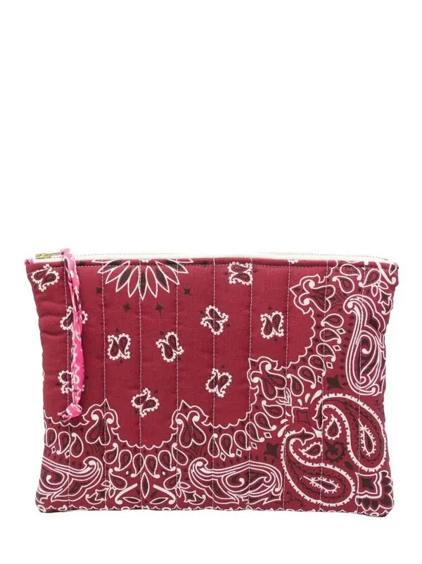 CALL IT BY YOUR NAME Cotton Zipped Pouch - Pink
