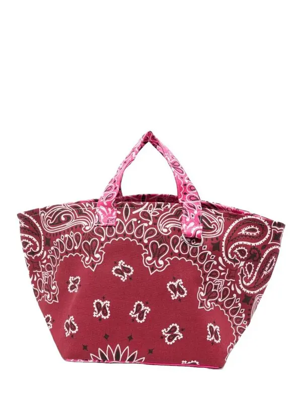 CALL IT BY YOUR NAME Cotton Mini Basket Bag - Pink