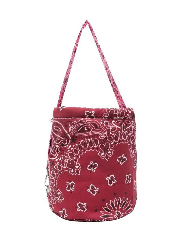 CALL IT BY YOUR NAME Paisley Cotton Bucket Bag - Pink