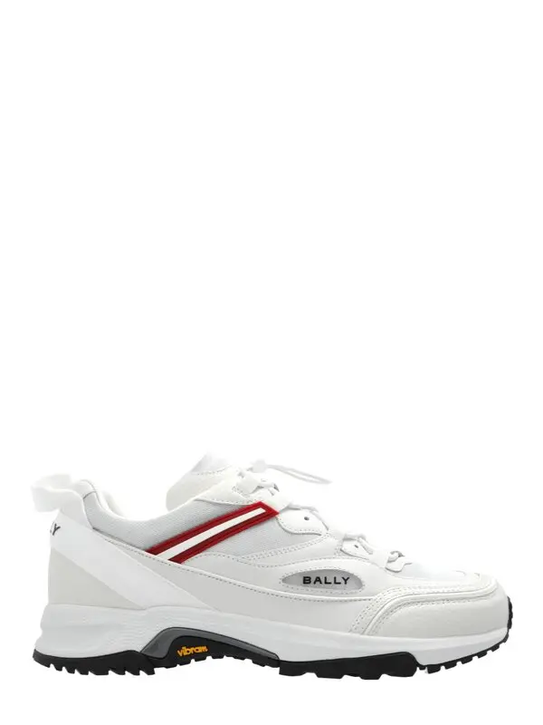 Bally Freyne Drawstring Sneakers With Perforated Details - White