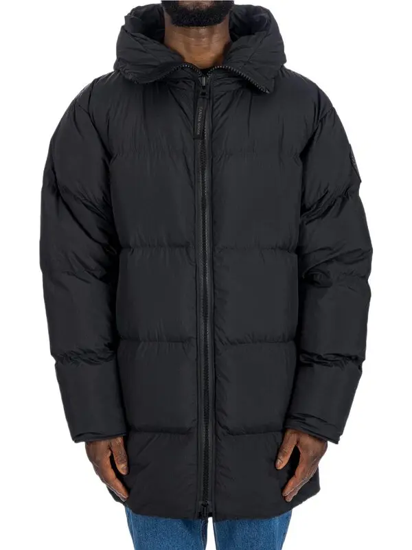 Canada Goose Hooded Padded Coat - Black