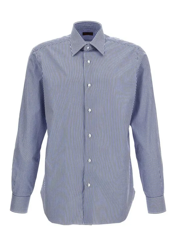 BARBA NAPOLI Voyage Classic Shirt - Blue