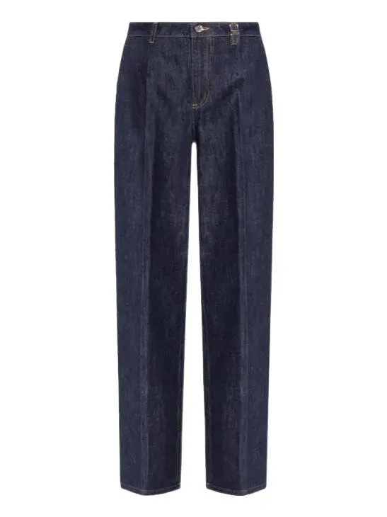Dolce & Gabbana Wide Leg Jeans - Black