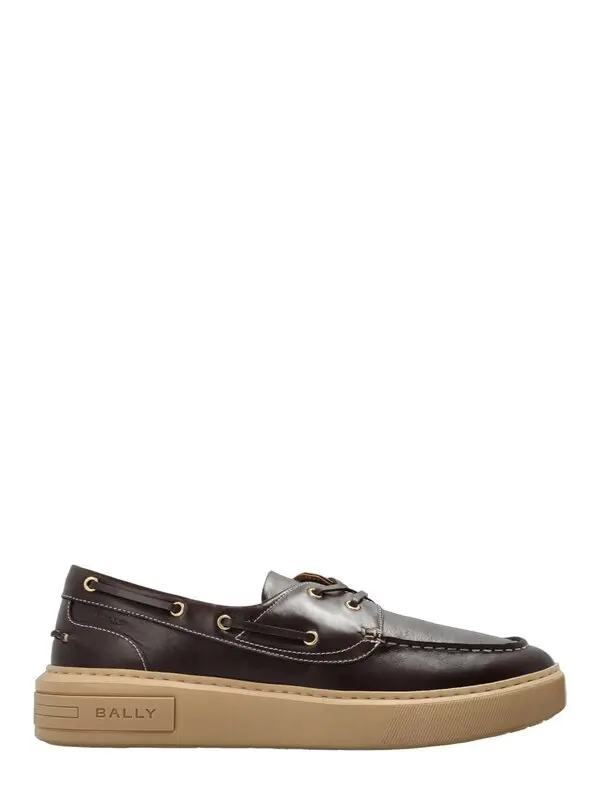 Bally Lift Boat Lace-up - Brown