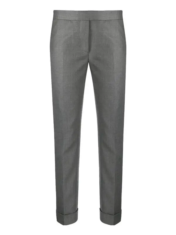 Thom Browne Super 120's Twill Skinny Trousers - Medium Gray